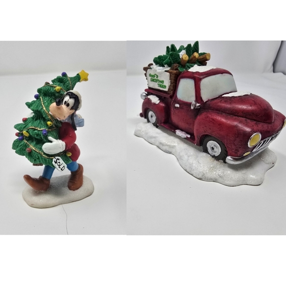 Disney | Accents | Vtg Goofy And Goofys Christmas Tree Truck From ...
